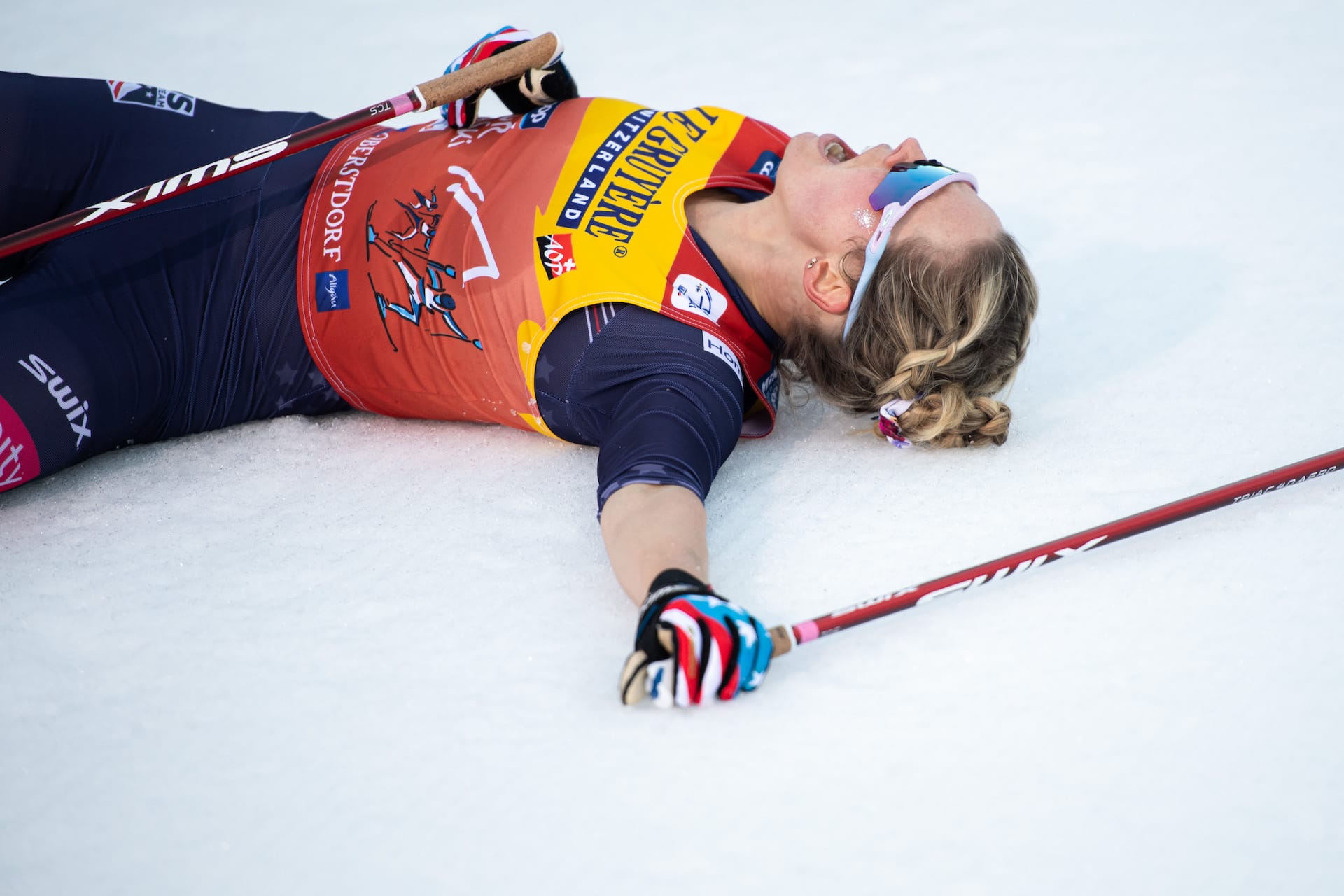 Jessie Diggins vom US-Skiteam will bei den Olympischen Spielen 2022 in ...